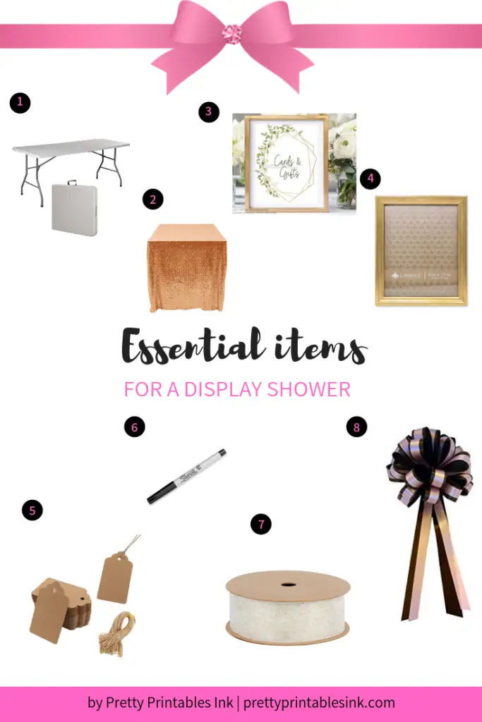 Everything you need to know about display showers | Pretty Printables Ink