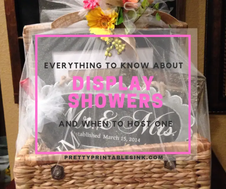 Everything you need to know about display showers | Pretty Printables Ink
